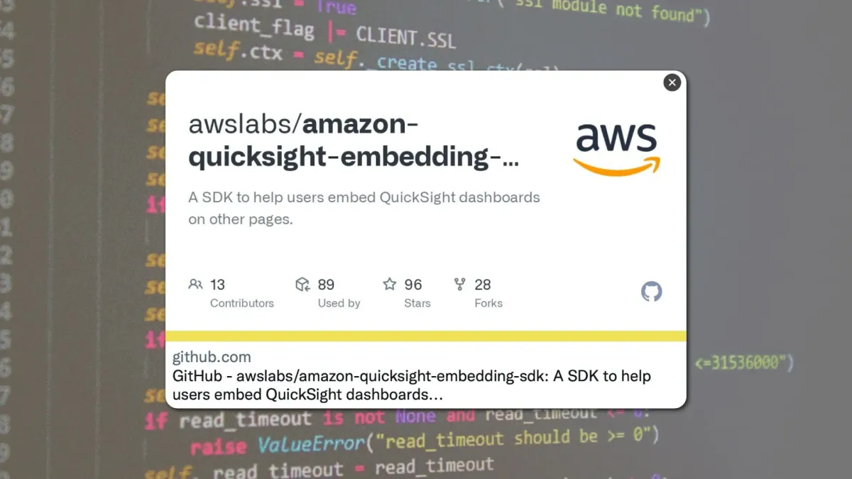 Amazon Quicksight Embedding Sdk 